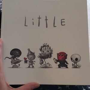 11x14 Baby Alien Xenomorph With Braces and a Toy Space | Etsy