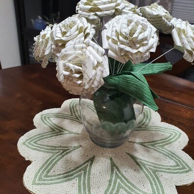 Oh Christmas Tree Book Page Paper Tree Book Art Holiday Decor Book ...