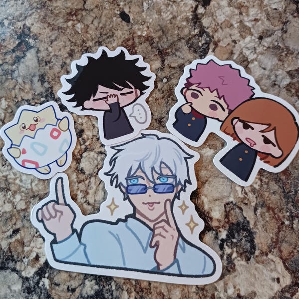 Various Anime Vinyl Stickers - Etsy