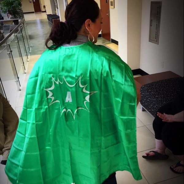 Adult Personalized Superhero Cape | Custom Super Hero Cape With Emblem ...
