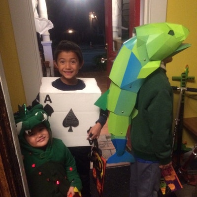 Fish Papercraft Mask Template, Low Poly Paper Mask, Unique Halloween ...