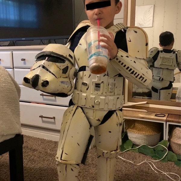 Kids Stormtrooper Armor Foam Templates Cosplay Costume - Etsy