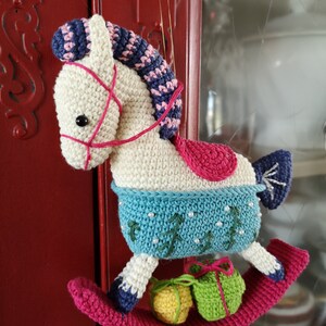 Crochet Pattern Rocking Horse Amigurumi Crochet PDF Pattern Christmas ...