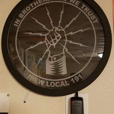 Your Custom Logo as a LED Wall Sign Neon Like Color Changing Remote ...