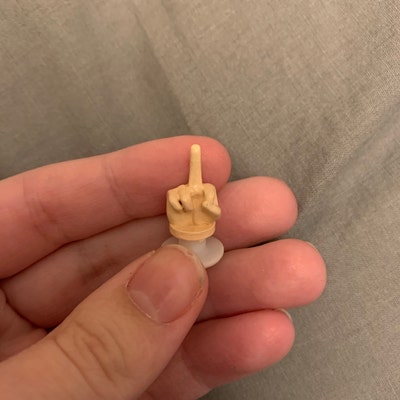 Middle Finger Jibbitz Croc Charm Hand Painted Shoe Charm Funny Funny ...