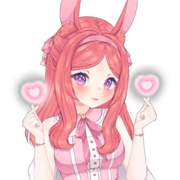 Vtuber Finger Hearts Asset for Vtube Studio, Fully Rigged Animated ...