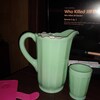 Jadeite Panel Pitcher With Your Choice of 4, 6 or 8 Tumblers by Mosser ...