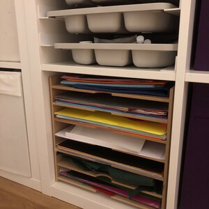 A4 Paper Storage Unit for Craft Etc Fits Ikea Kalex Cube Storage - Etsy