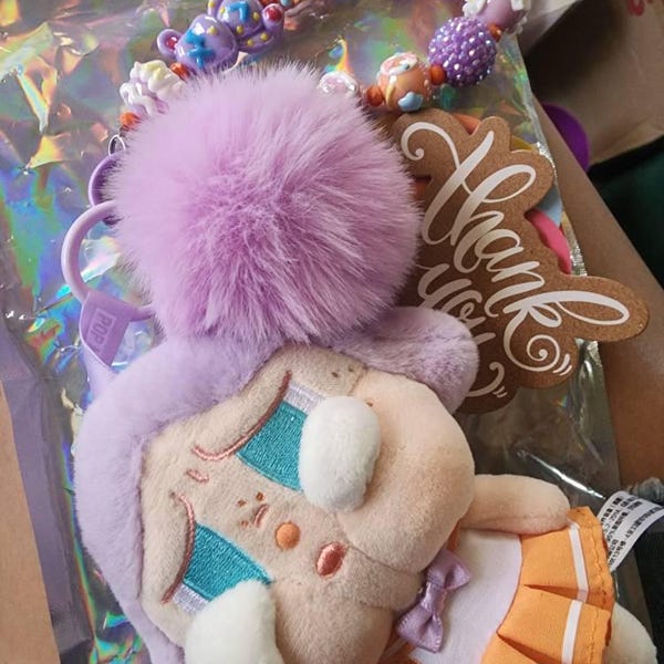 Mini Labubu Keychain, Bag Charm - Etsy
