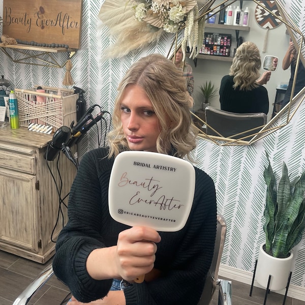 Brow Artist Custom Mirror, Beauty Studio, Personalized Aesthetic ...