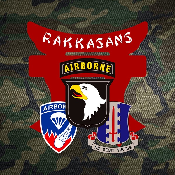 US Army 187th Infantry Regiment "rakkasans" 101st Airborne Division ...