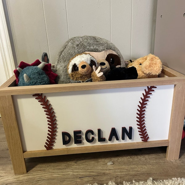 Blooming Cacti Toy Chest With Name - Toy Storage - Nursery Decor - 1st ...