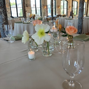 Round Table Numbers With Stand Custom Paint Brush Style Background or ...