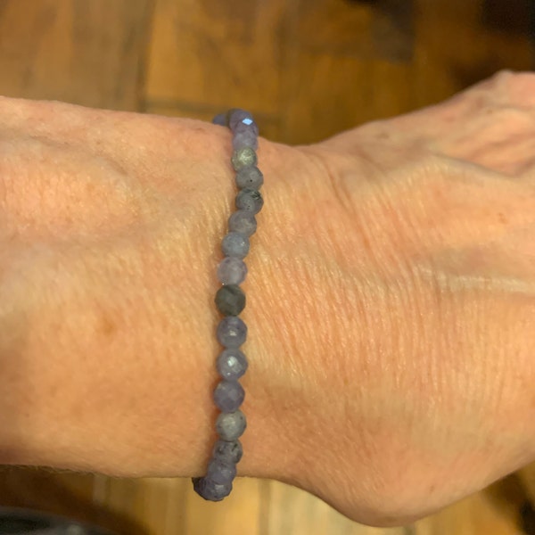 4mm Maw Sit Sit /jade Albite Crystal Beaded Bracelet, Handcrafted 7.5 ...