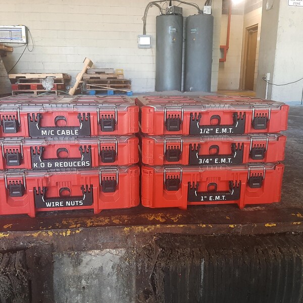 Milwaukee Packout Toolbox Lid Bit Storage, Packout Mods, Packout Bit ...