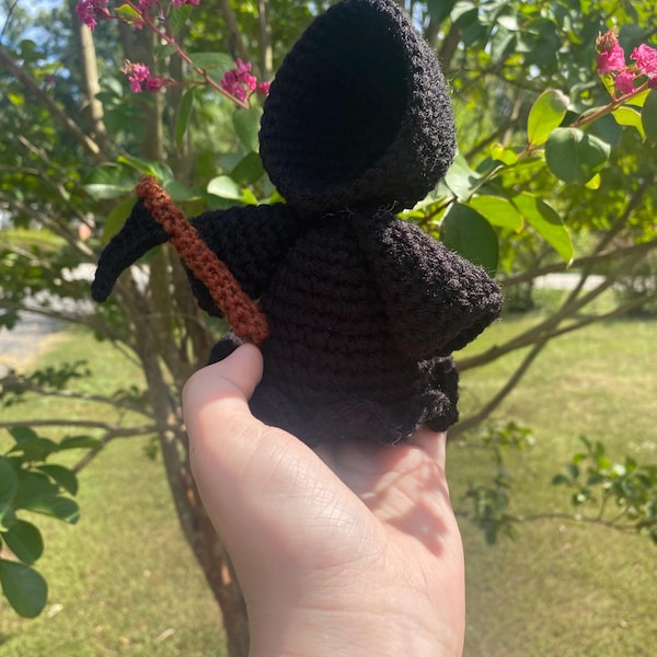 Grim Reaper Crochet Pattern, Halloween Crochet, Ghost Crochet Pattern ...