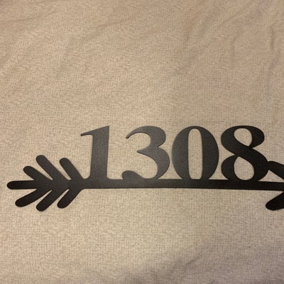 Personalized Address Arrow Sign, Metal Address Sign, Address Plaque ...