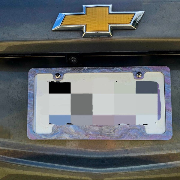 Pearl Acrylic License Plate Frame, Pink and Red Frames, 12x6" Frames ...
