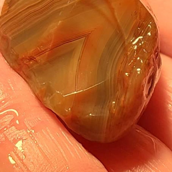 AMAZING Find Water Level Amethyst and Limonite Full Nodule With Peel ...