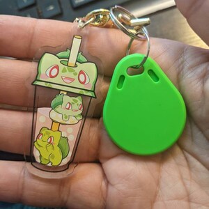 Bulbasaur Boba Keychain - Etsy