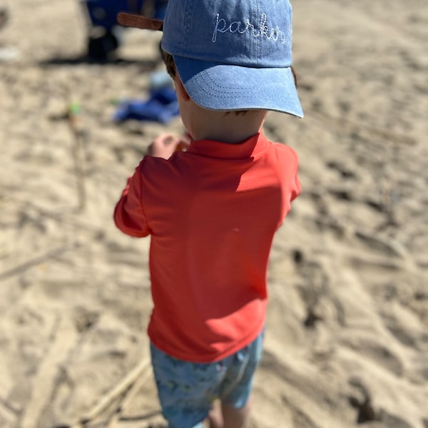 Personalized Baseball Cap Toddler Youth Baseball Hat Monogram Kids ...