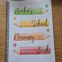 School Memory Book | My First Day at School | Starting School Gift ...