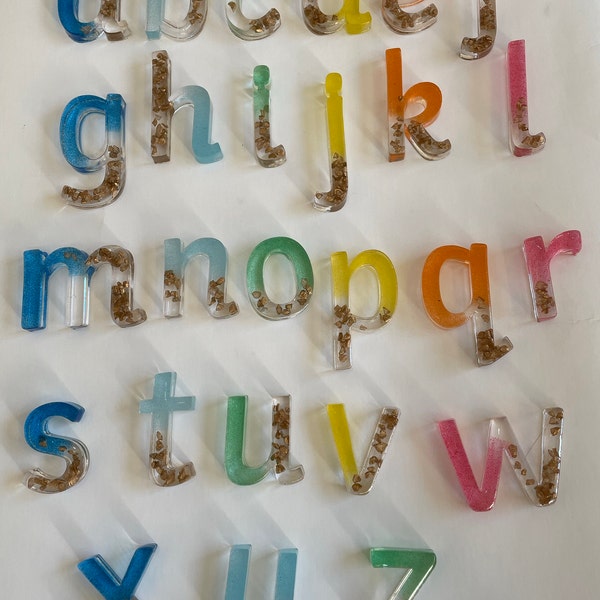 Alphabet Silicone Mould (lowercase and Uppercase) - Etsy