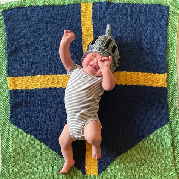 Knight Helmet ALL SIZES Thru ADULT, Crochet Baby Knight Hat, Roman ...
