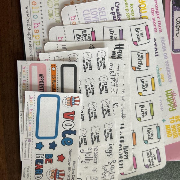 Love and Relationship Planner Quote Stickers - Etsy