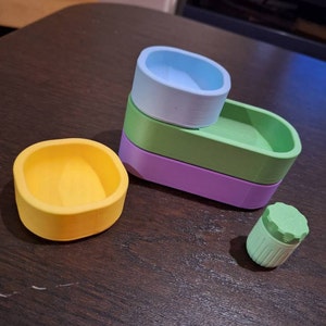 Compact 3D Printed Splendor Game Organizer Customizable Color Inserts ...