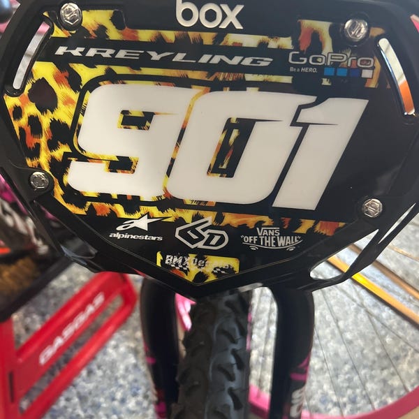 Custom BMX Sticker for BOX Plates - Etsy