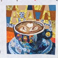 SWEET TOOTH DRAGON Quilt Pattern, Dragon Fabric Collage, Applique ...