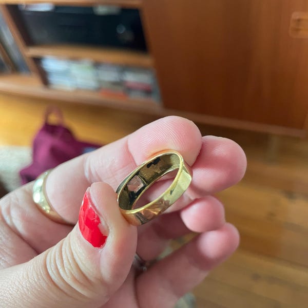 Gold MF DOOM Ring, Doom Mask Ring, Brass Ring, Boho Ring, Handmade Ring ...