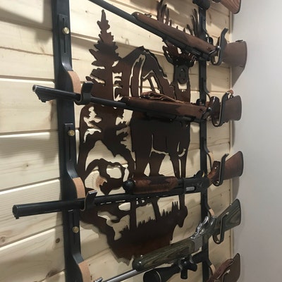 Custom Gun Rack, Wall Mounted Rifle Holders, Shotgun Storage Solution ...