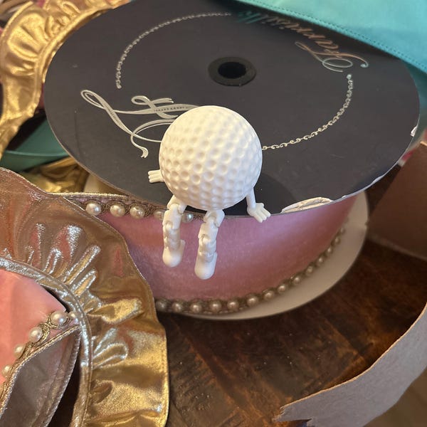 Golf Desk Decor - Golf Ball Buddy - Fun Golf Gift - 3D Printed - Etsy