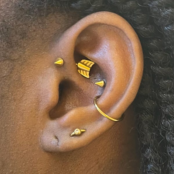 Curved Spikes, Claw, Horseshoe Circular Barbell, Body Jewellery, Very ...