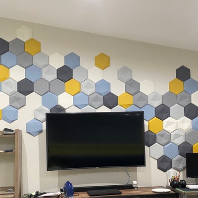 Decorative Soundproofing PACK OF 20 TILES Acoustic Panel Sound ...