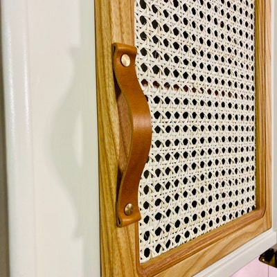 Oliver Edge Leather Loop Pulls - Etsy UK