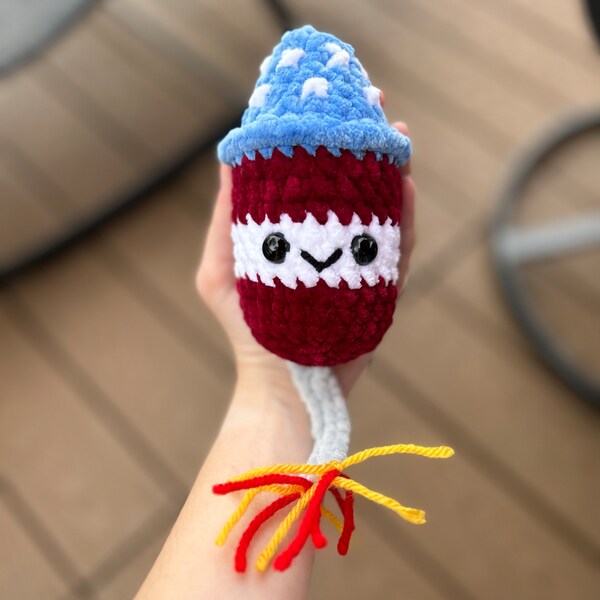 Boom the Firecracker Crochet Pattern - Etsy