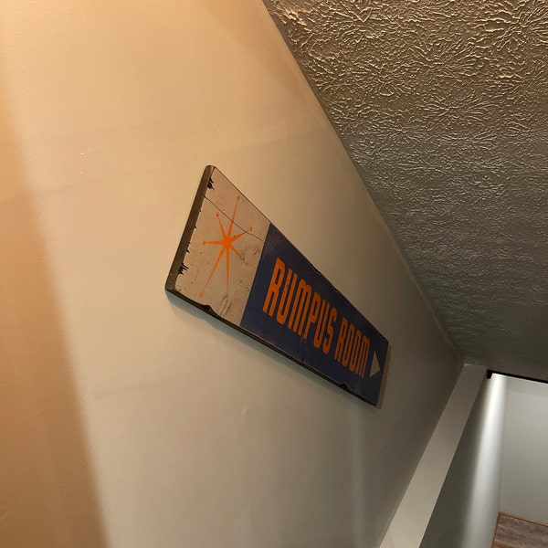 Rumpus Room Sign, Wood Rumpus Room, Rumpus Room Decor, Sign for Rumpus ...