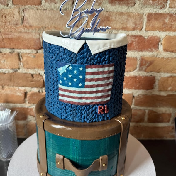 God Bless Gold Mirror Cake Topper Baptism Mi Bautizo Christening Charm ...