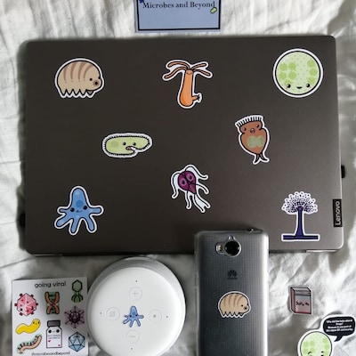 Cute Microorganism Critters Sticker Set - Etsy