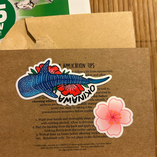 Okinawa Shisa Pair Stickers Pack of Two Okinawa Sticker Japan Sticker ...