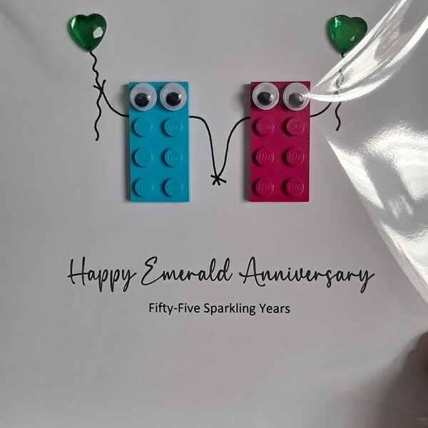 Fathers Day Card - Lego Brick Person People Card - Handmade ...