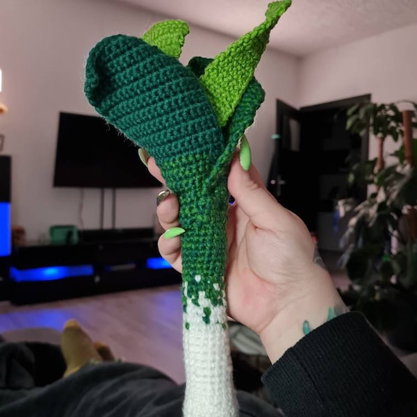 LEEK Crochet Pattern PDF - Crochet Leek Pattern. Play Food Leek ...