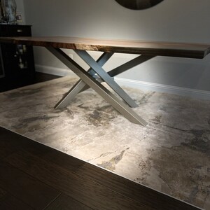 Metal Table Legs Industrial X-frame Style Any Size and - Etsy