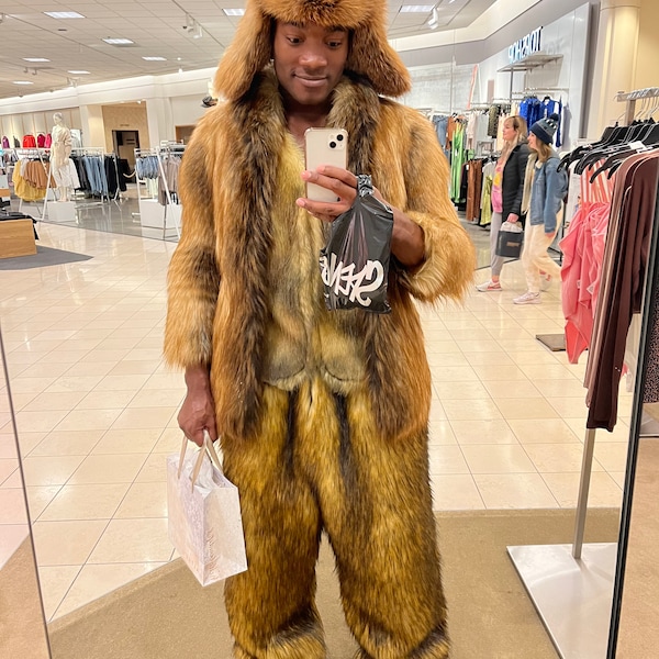 Size Fit Custom Color Satyr Fursuit or Costume Faux Fur Pants With ...