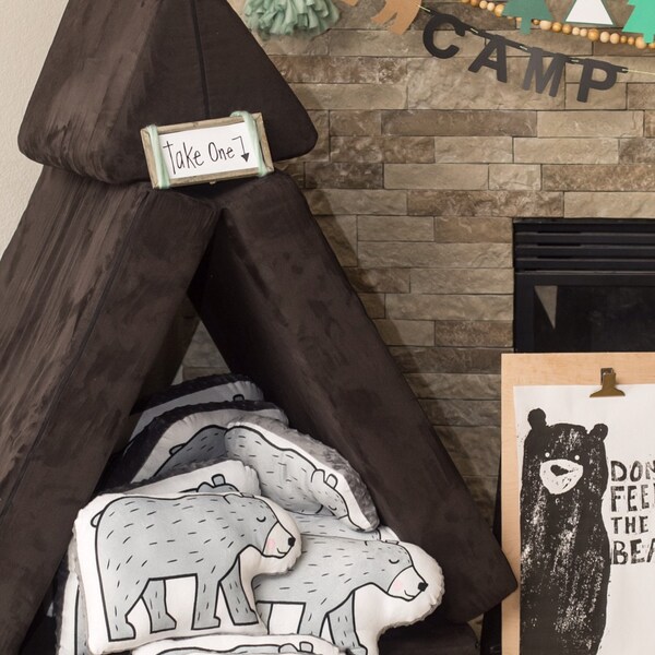 Don't Feed the Bears- Camping Party Poster - Etsy