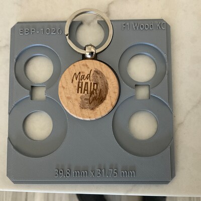 Xtool F1 Laser Engraver 3 Circle Wood Key Chain Jig,3d Printed Jig ...