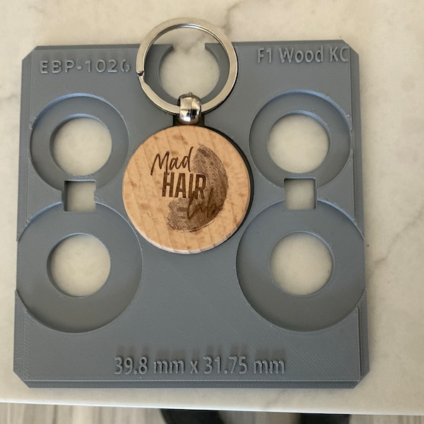 Xtool F1 Laser Engraver 3 Circle Wood Key Chain Jig,3d Printed Jig ...